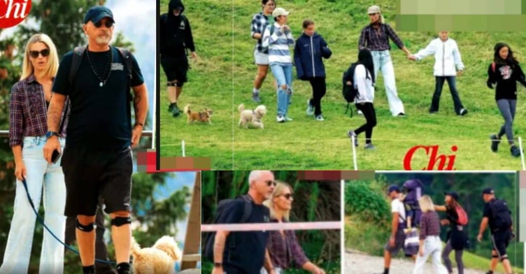 Eros Ramazzotti e Michelle Hunziker: vacanza in famiglia allargata
