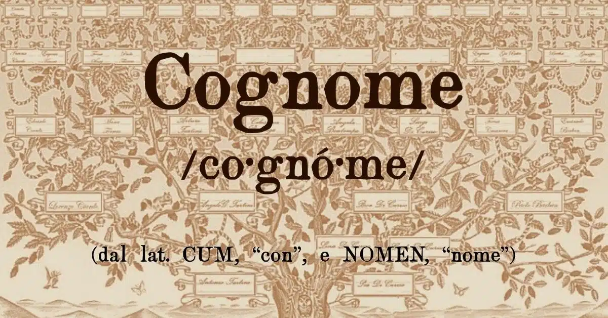 I cognomi più diffusi in Italia Regione per Regione